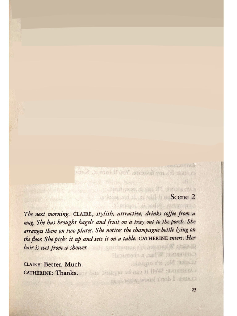 Proof Scene CLAIRE - CATHERINE | PDF