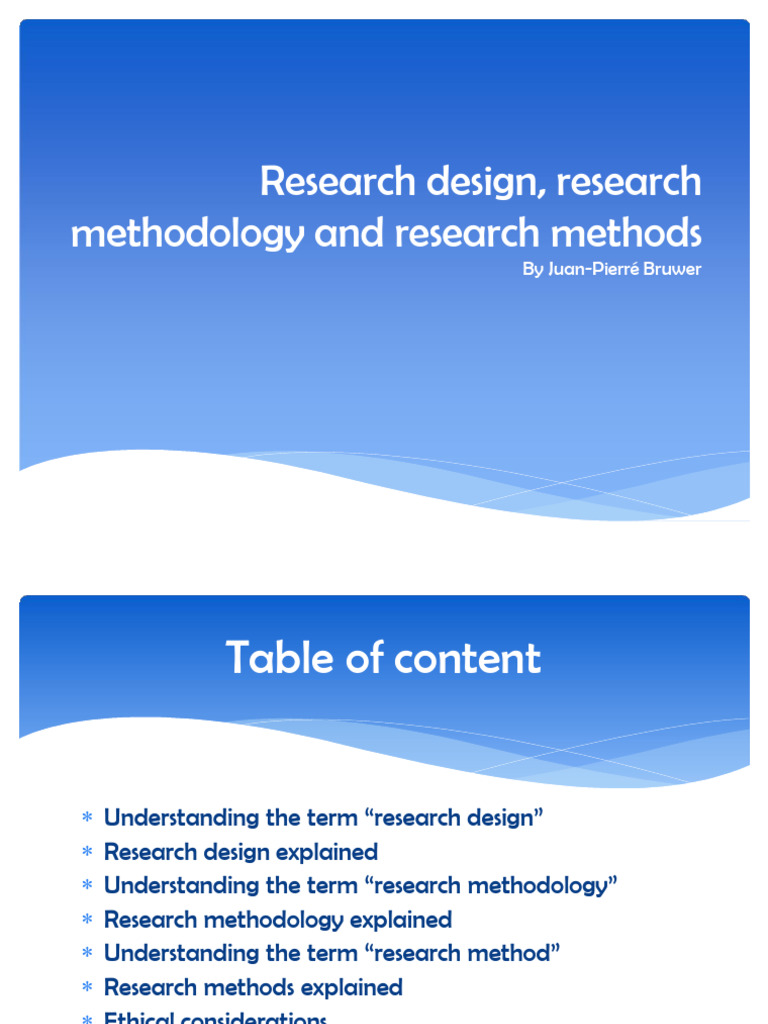 Research Design Research Methodology And | PDF | Sampling (Statistics ...
