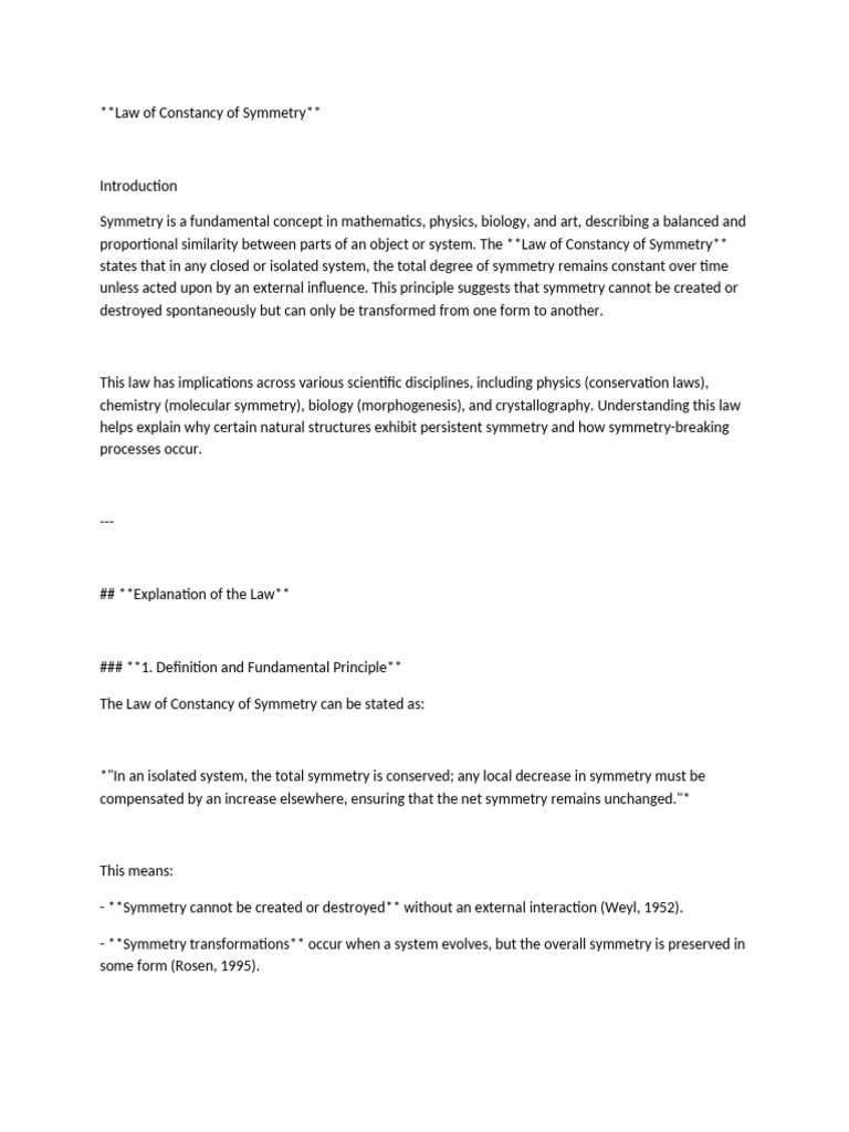 Law of Constanc-WPS Office | PDF | Symmetry | Crystal Structure