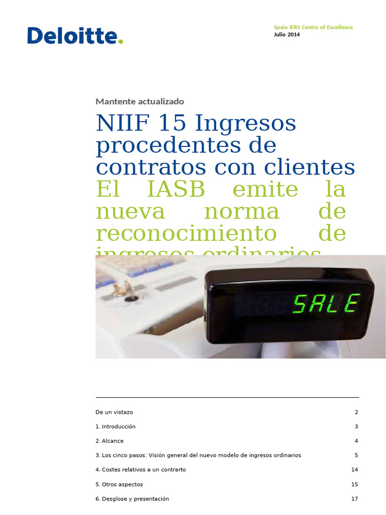 Deloitte - ES - Auditoria - NIIF 15 Ingresos Procedentes de Contratos ...