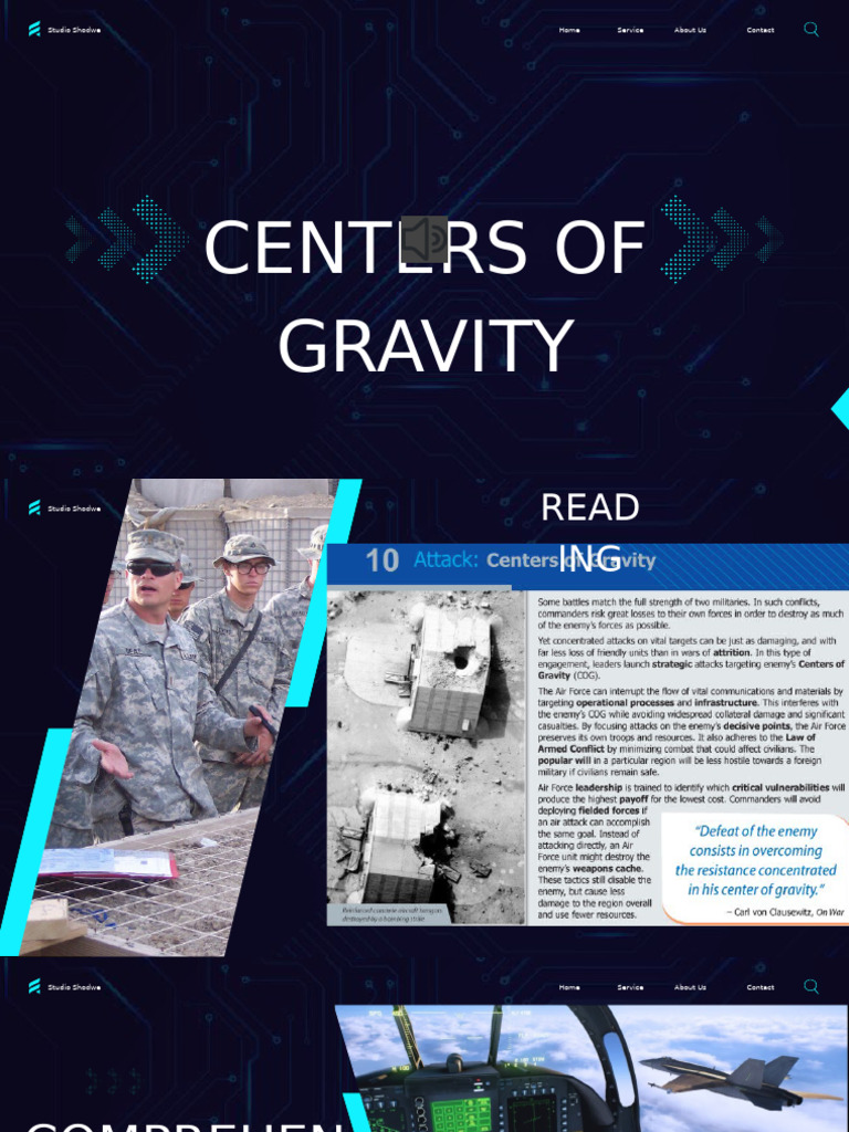 Military Center of Gravity Analysis | PDF
