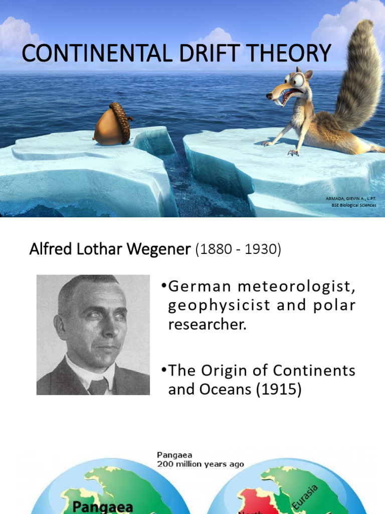Continental Drift Theory | PDF | Plate Tectonics | Natural Sciences
