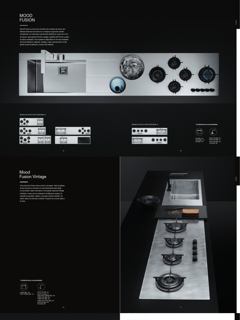 Encimera Mood Fusion de Acero Personalizable | PDF | Materiales de ...