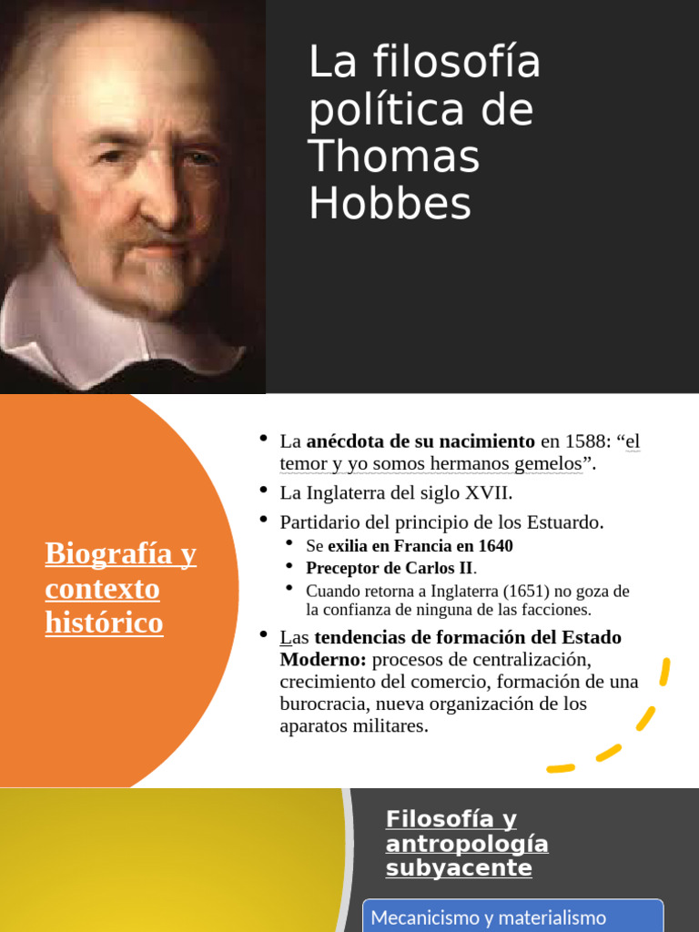 La Filosofía Política de Thomas Hobbes | PDF | Thomas Hobbes