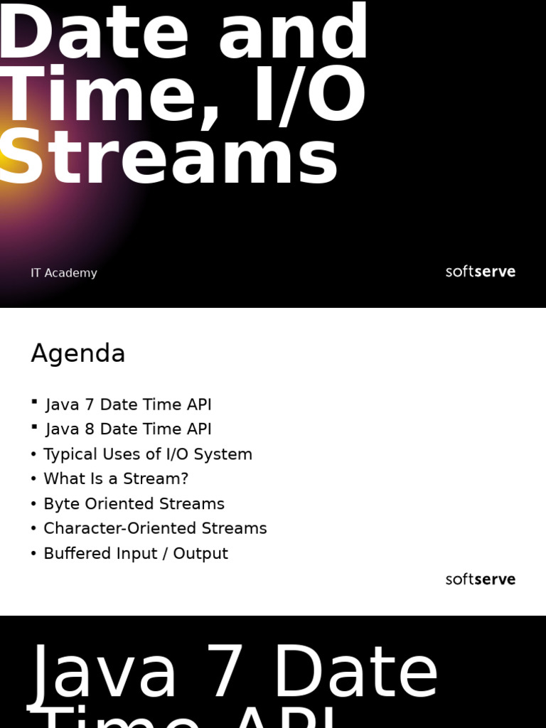 Java Date and Time API Overview | PDF | Computer File | Filename