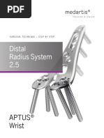 EVOS Wrist Surgical Technique Smith and Nephew | PDF | Drill | Screw