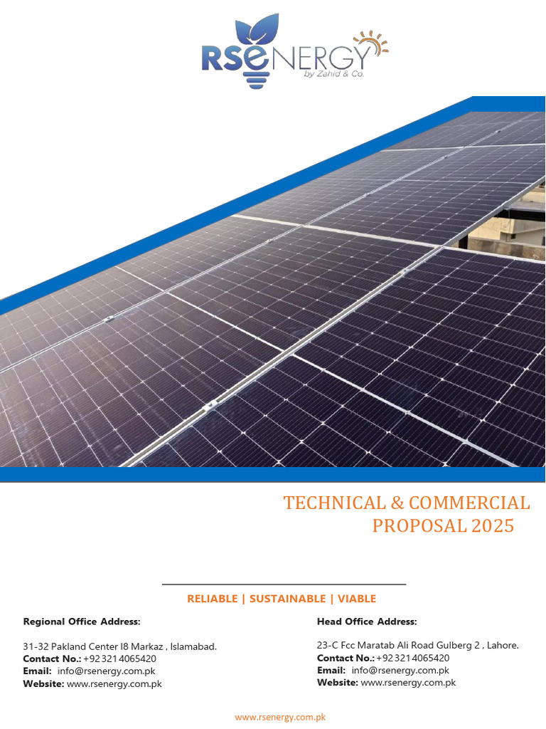 24.5x15X2KW Ongrid Solar System Proposal | PDF | Photovoltaic System | Manufactured Goods