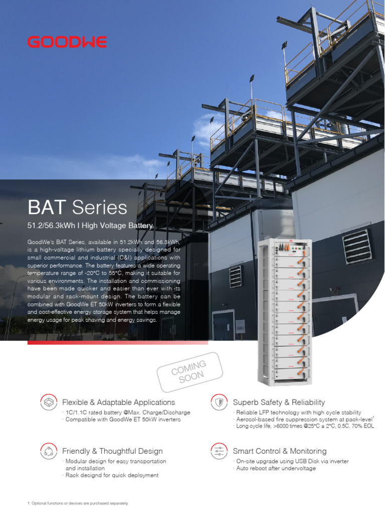 GoodWe BAT Series High Voltage Batteries | PDF | Energy Storage | Power ...