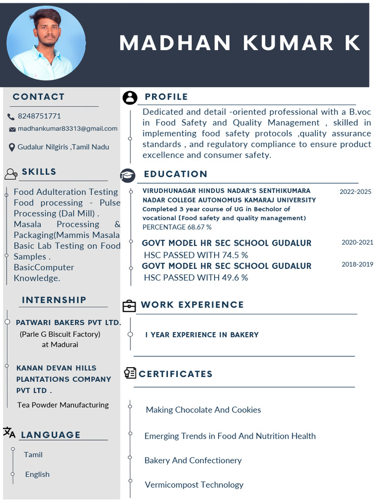 _MADHAN KUMAR K . RESUME | PDF