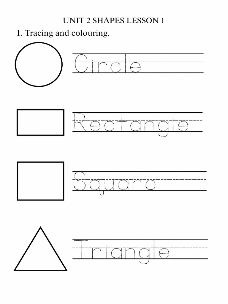 Smart 2 Shapes Lesson 1 | PDF