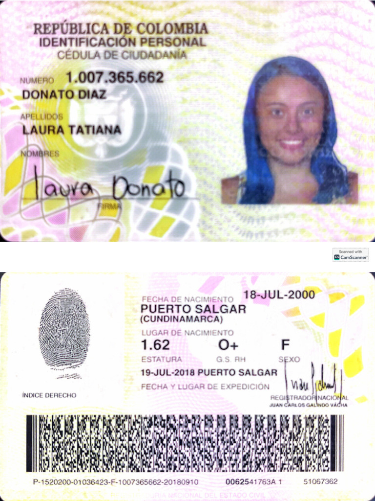 Cédula Laura Donato (1) | PDF