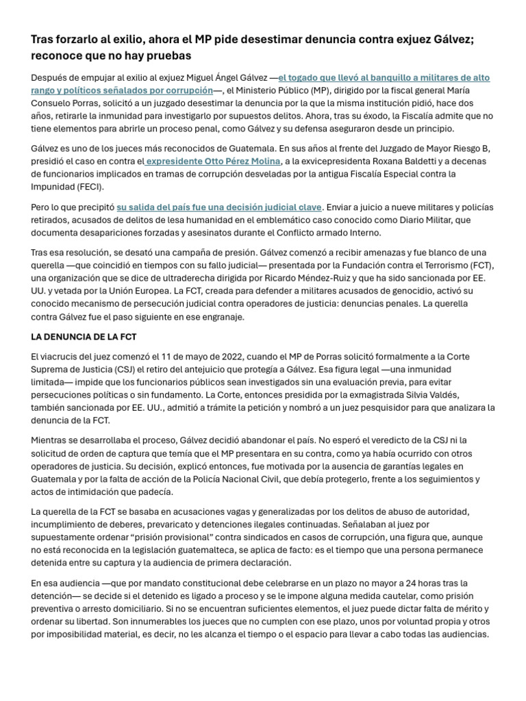 Artículo Final II B3 | PDF | Queja | Guatemala