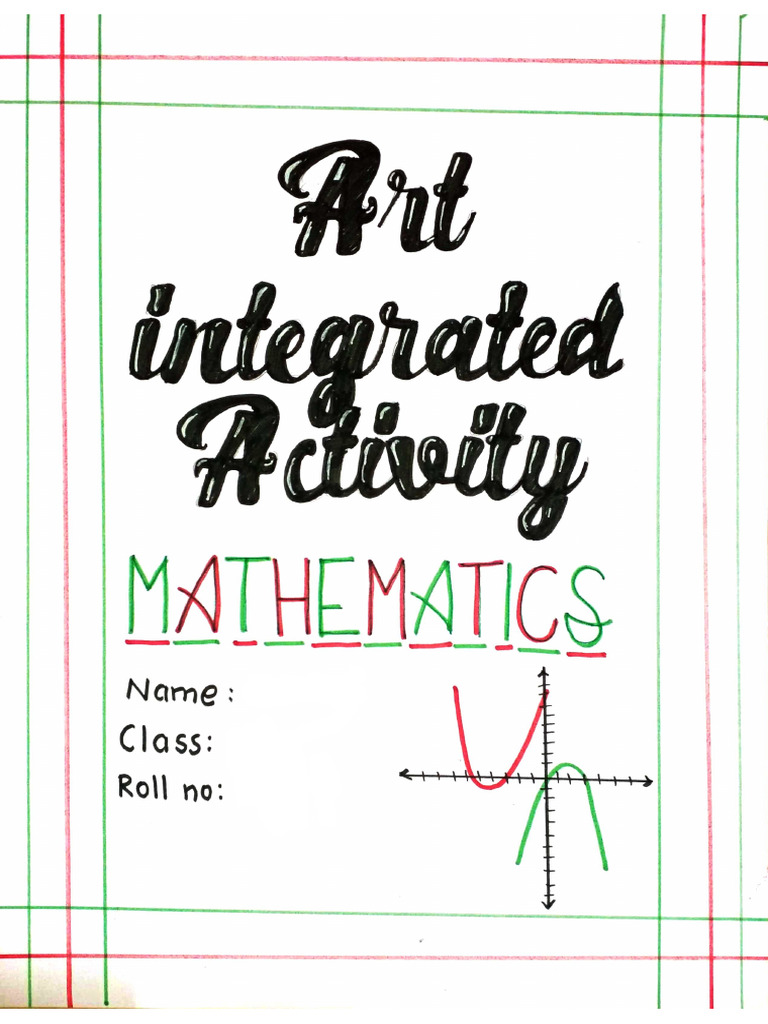 Maths - Art Integrated Activity - Parabola | PDF