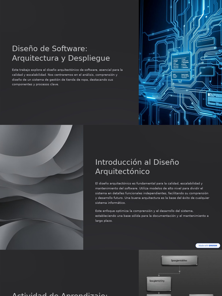 Diseno de Software Arquitectura y Despliegue | PDF | Software | Bases de datos