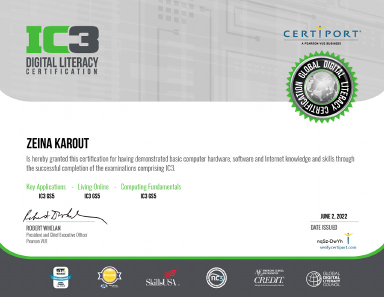 IC3 Certification Global Standard 5 | PDF