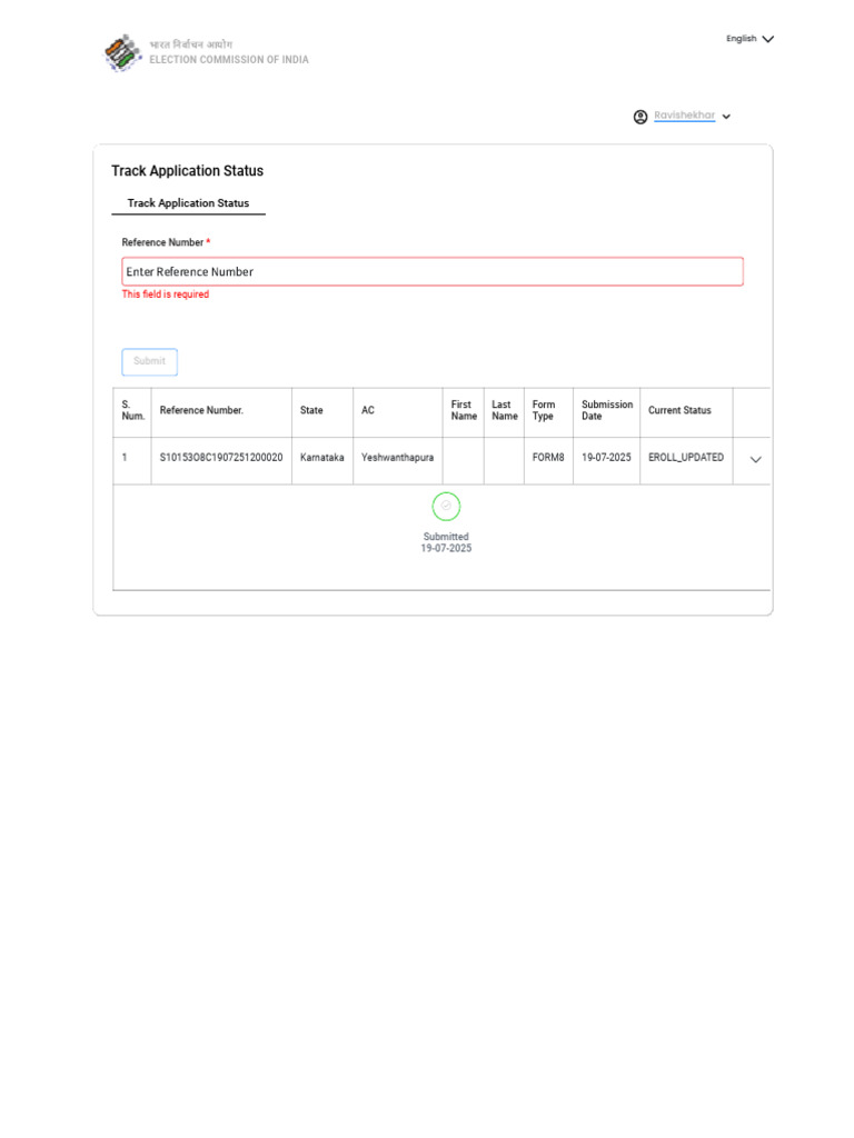 Track Application Status | PDF