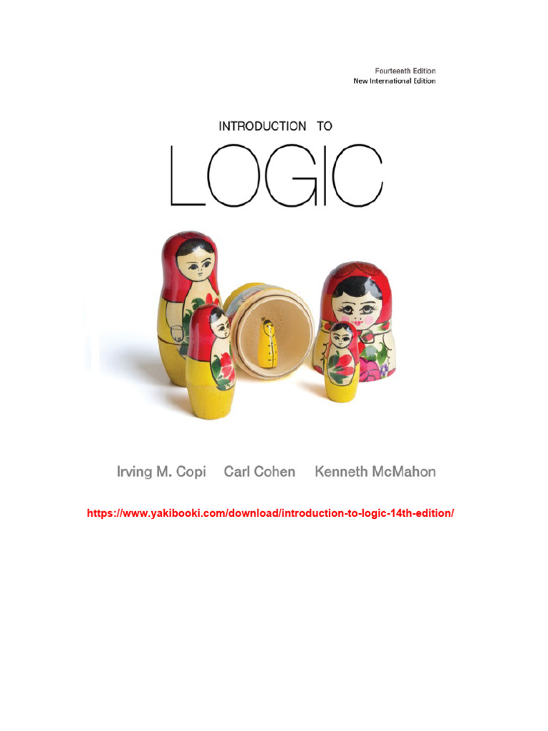 Introduction To Logic 14th Edition PDF | PDF | Logic | Deductive Reasoning