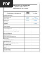 NAP Form 2 Rds | PDF | Records Management | Government Information