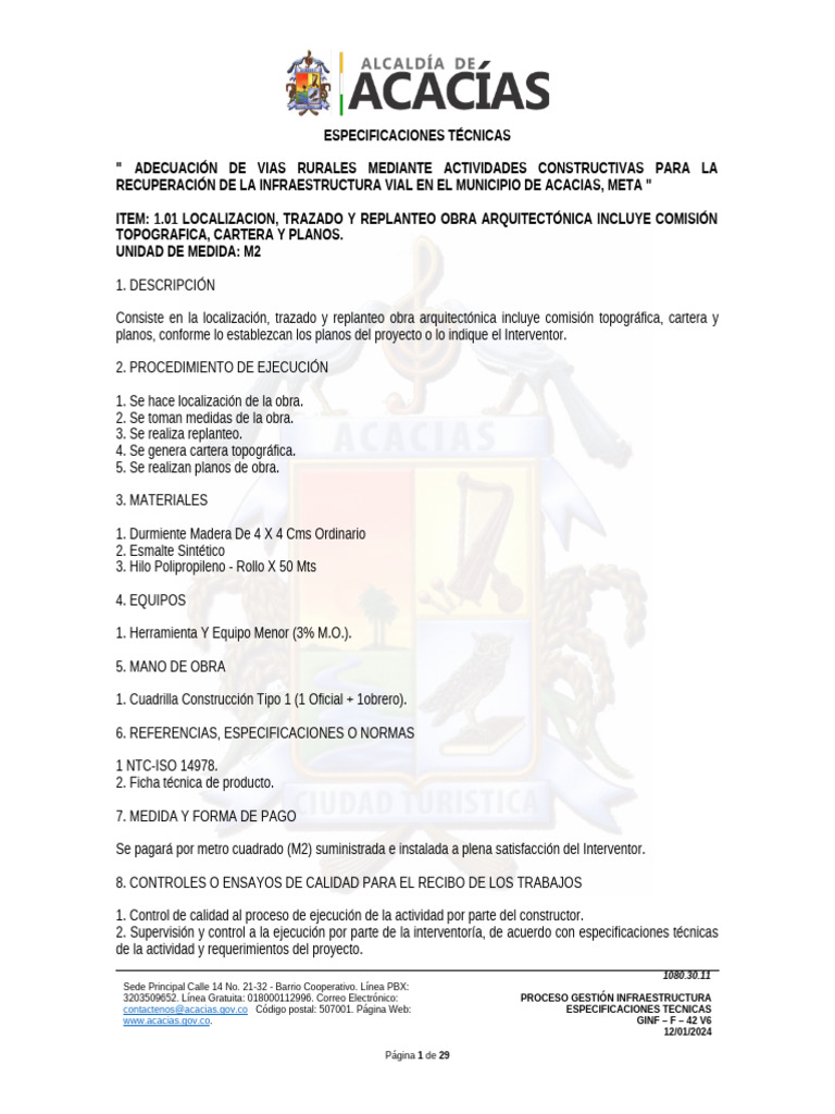 GINF - F - 42 Especificaciones Tecnicas VB CC | PDF | Hormigón | Cemento