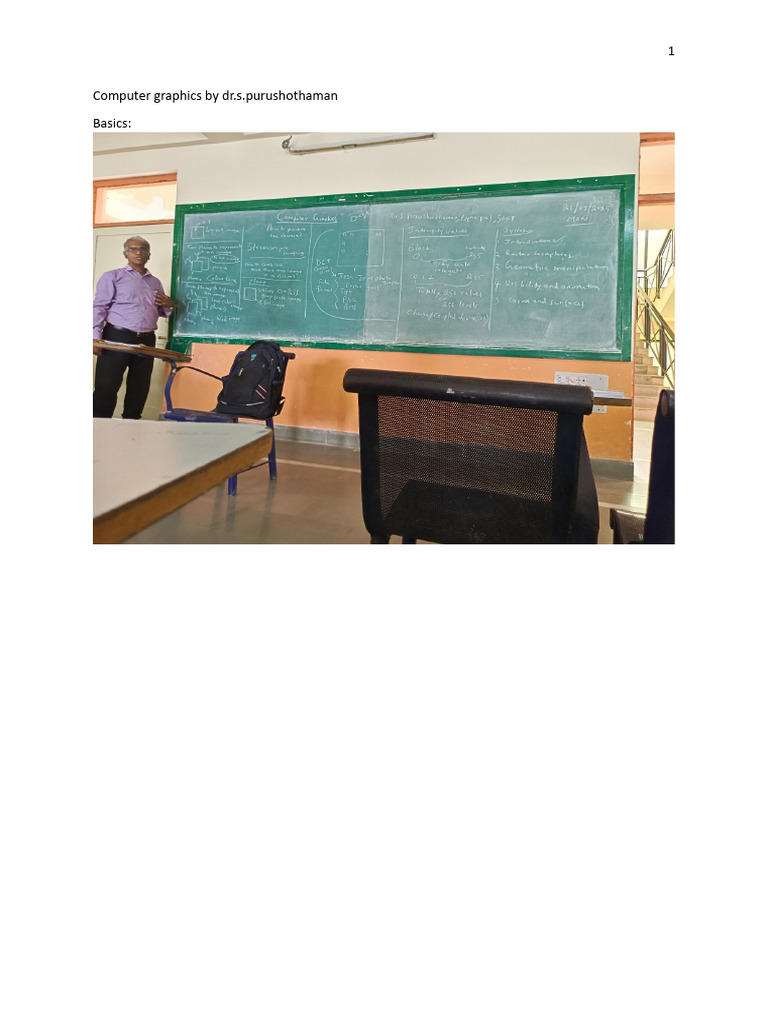 Interactive Computer Graphics Overview | PDF | Computer Graphics ...