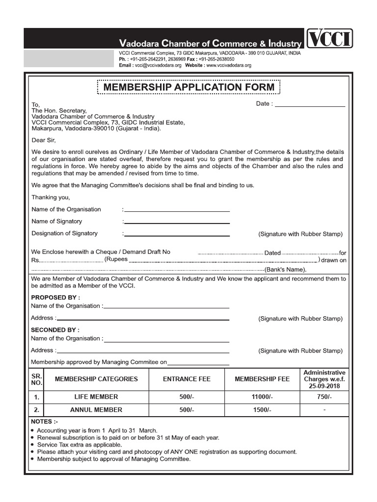Membership Categories and Fees | PDF