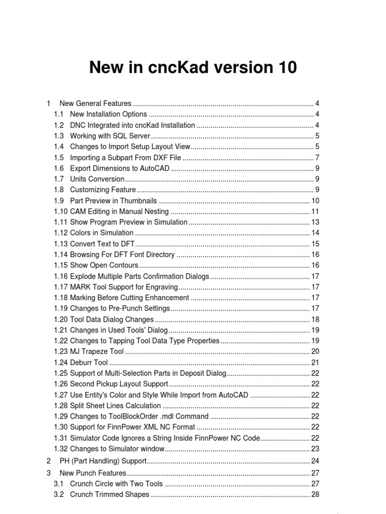 New in CncKad v10 | PDF | Comma Separated Values | Auto Cad