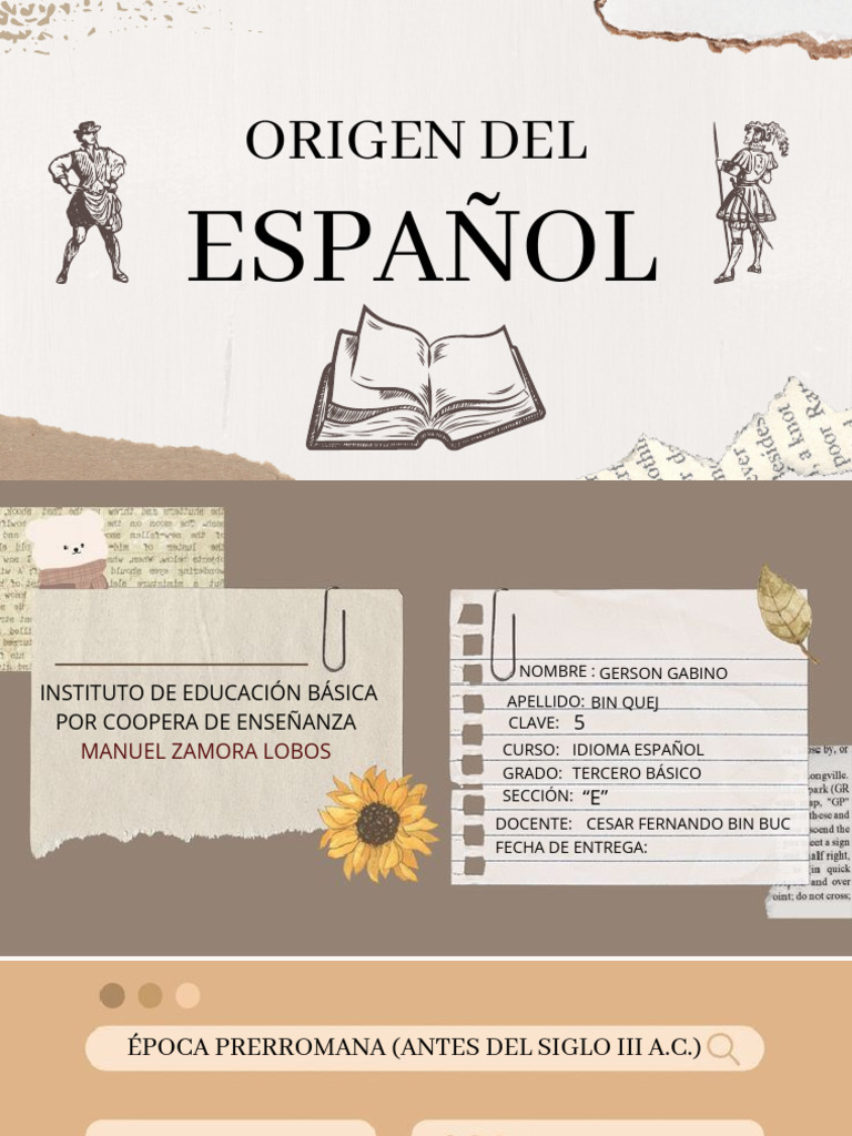 Evolución del Español a lo Largo del Tiempo | PDF | Lengua española ...