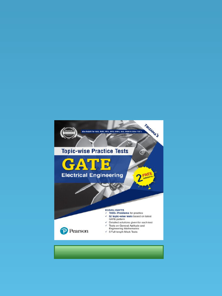 GATE Electrical Engineering Topic-wise Practice Tests - Trishna ...
