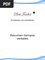 Tabla Todos Tiempos Verbales Pdf