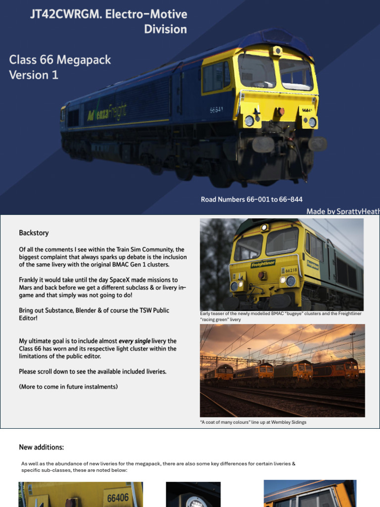 BMAC Bugeye Clusters & Freightliner Livery | PDF