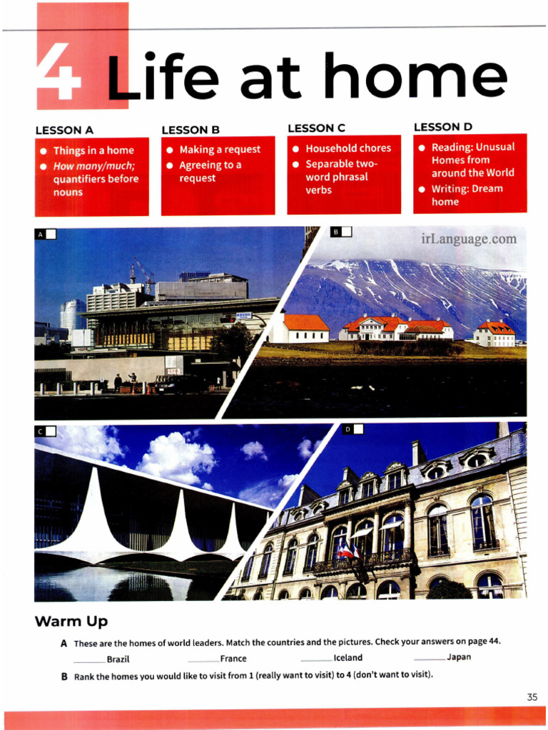 Four Corners - Second Editon - Level 2 - Unit 04 | PDF