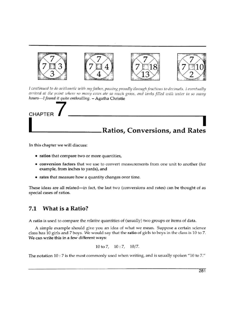 AoPS Prealgebra Chapter 07 | PDF