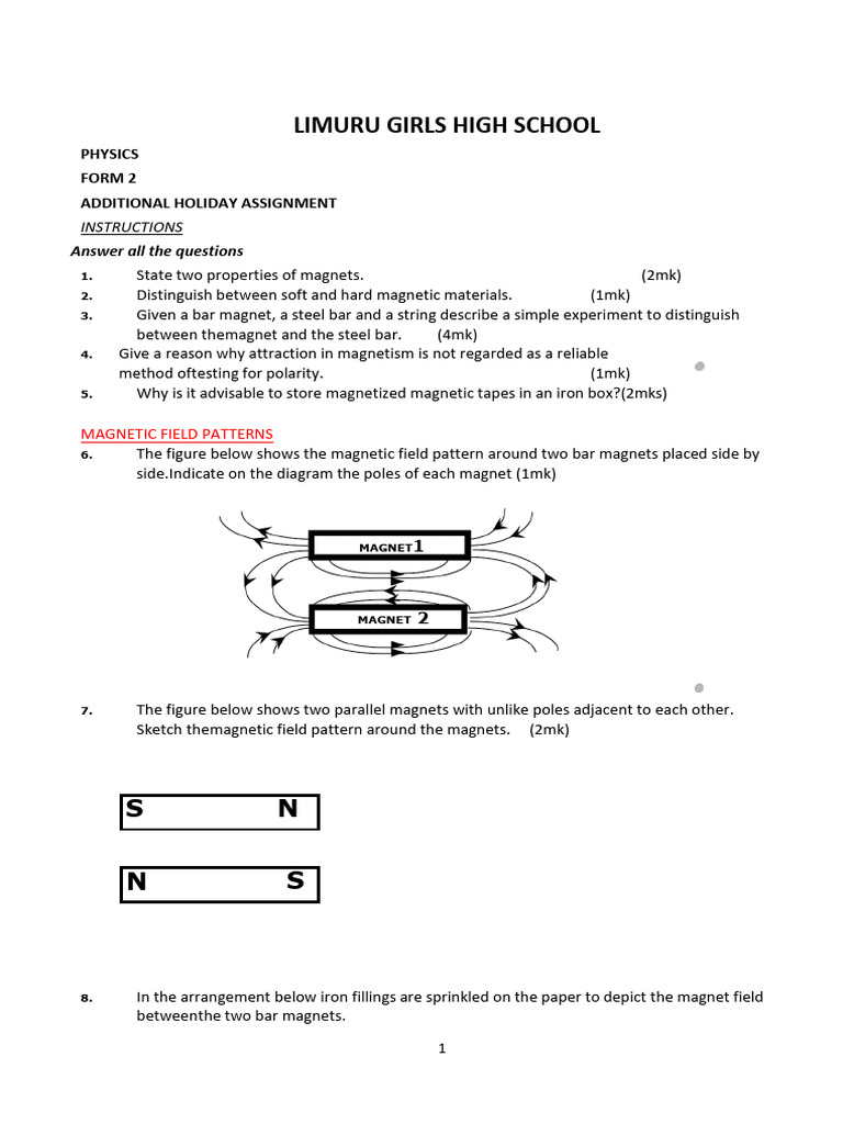 ADDITIONAL PHYSICS ASSIGNMENT F2 | PDF | Physical Quantities | Physical Phenomena