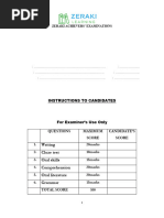 Zeraki Achievers Exam | PDF