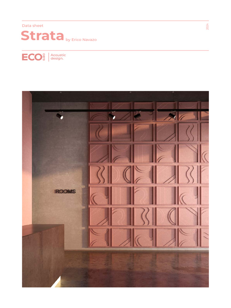 Strata Acoustic Panels by Erico Navazo | PDF | Materials
