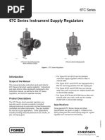 67C Series Instrument Supply Regulators | PDF | Valve | Gas Technologies