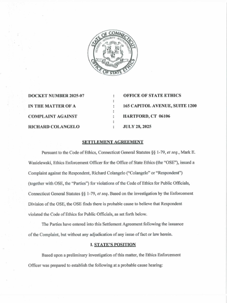 Executed Settlement Agreement | PDF