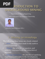 Mining Terminology | PDF | Mining | Ore