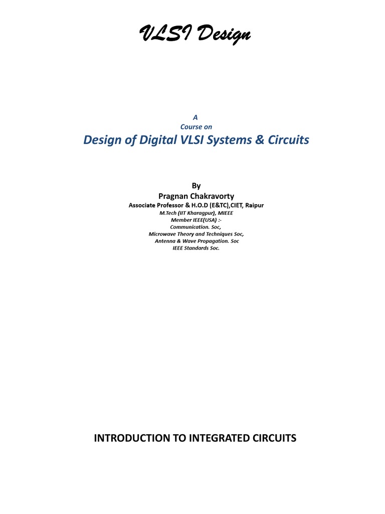 VLSI Design Notes | PDF | Mosfet | Cmos VLSI Design Notes | PDF | Mosfet | Cmos