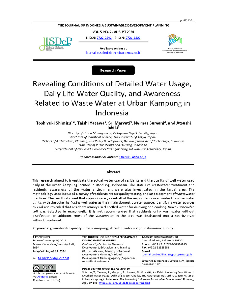582-Research Paper-3243-1-10-20240830 | PDF | Sanitation | Water Quality