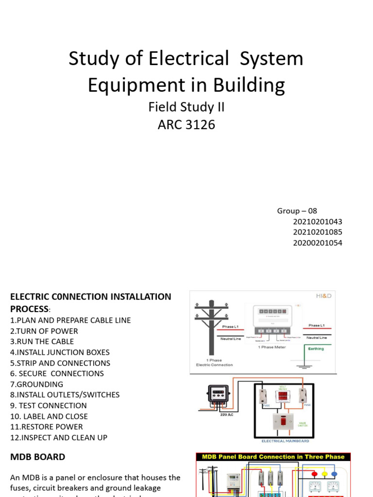 Electrical System Installation Guide | PDF | Components | Electromagnetism