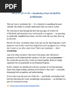 30 Common Arabic Opposites Explained | PDF | Arabic | English Language
