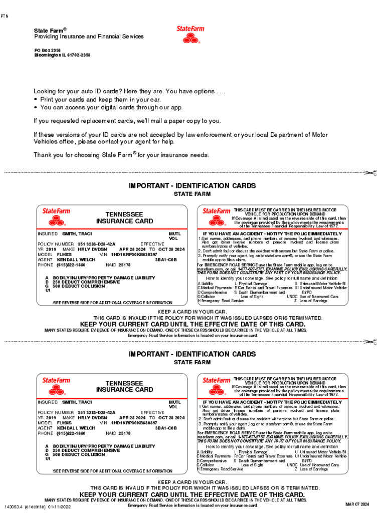 Covg Through 10.28.24 CANCELED - 2019 Hrly ID Cards 2 | PDF | Insurance ...