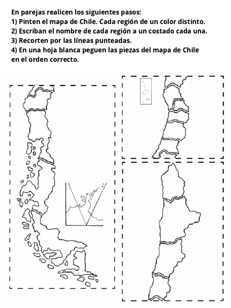 Actividad Mapa de Chile | PDF