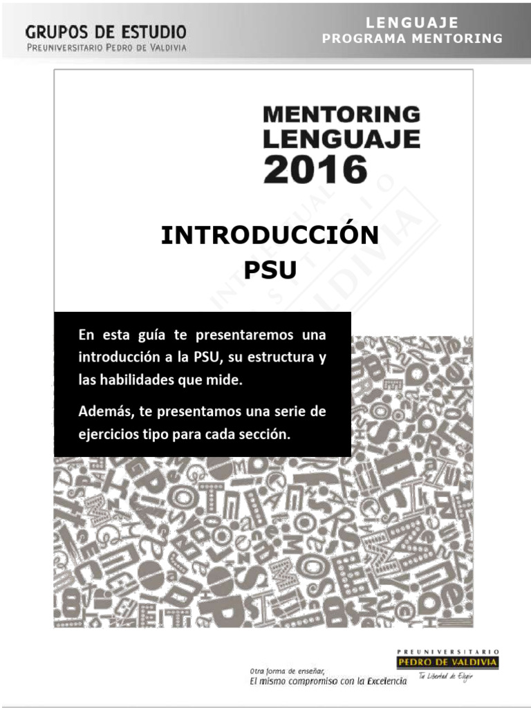 Introducción PSU | PDF | Cuentos | Amor
