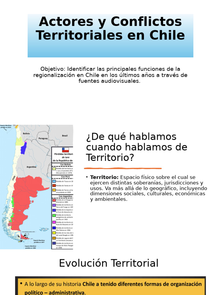 Actores y Conflictos Territoriales 3 Añoi Mediio | PDF