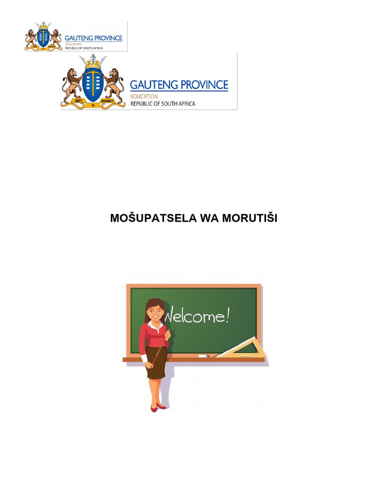 Sepedi TG - Grade 10 Week 1 - 5 MEMO | PDF