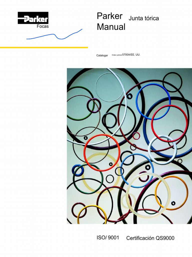 Parker Juntas Toricas Manual | PDF | Fricción | Pistón