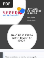 TIRO 6 - GO KWALA LE GO TLHAGISA - Tlhamo Ya Kanelo | PDF