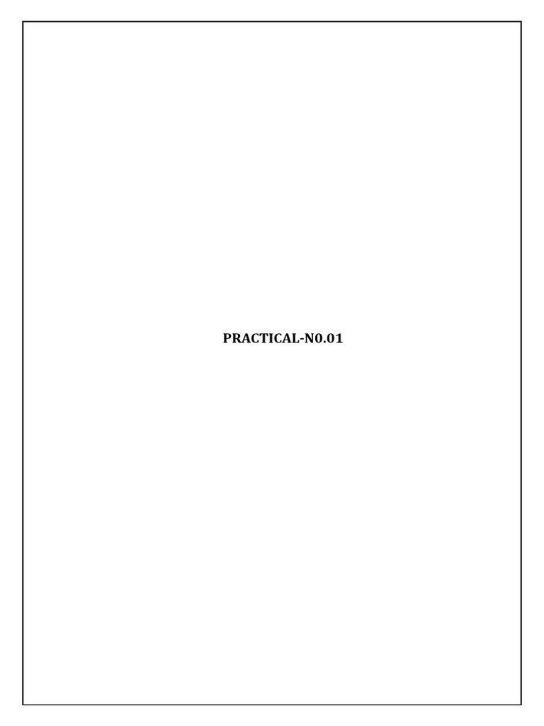 Practical 01 | PDF | Databases | Information Retrieval